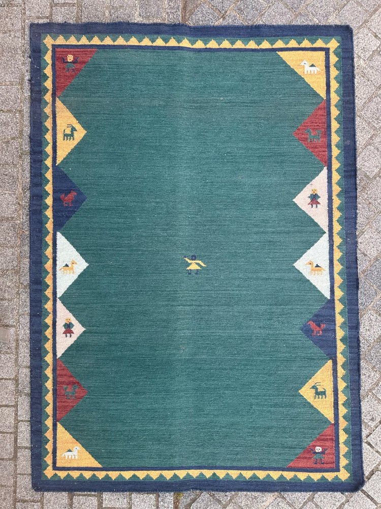 Vintage Gabbeh Style Rug, 2000s for sale at Pamono