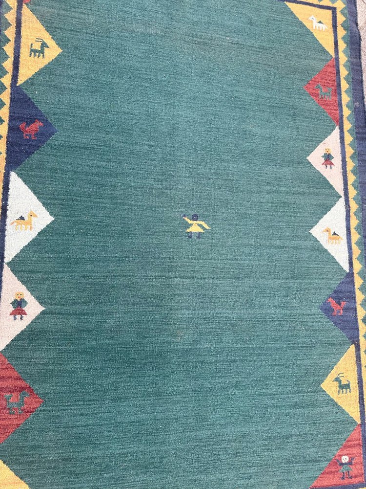 Vintage Gabbeh Style Rug, 2000s for sale at Pamono