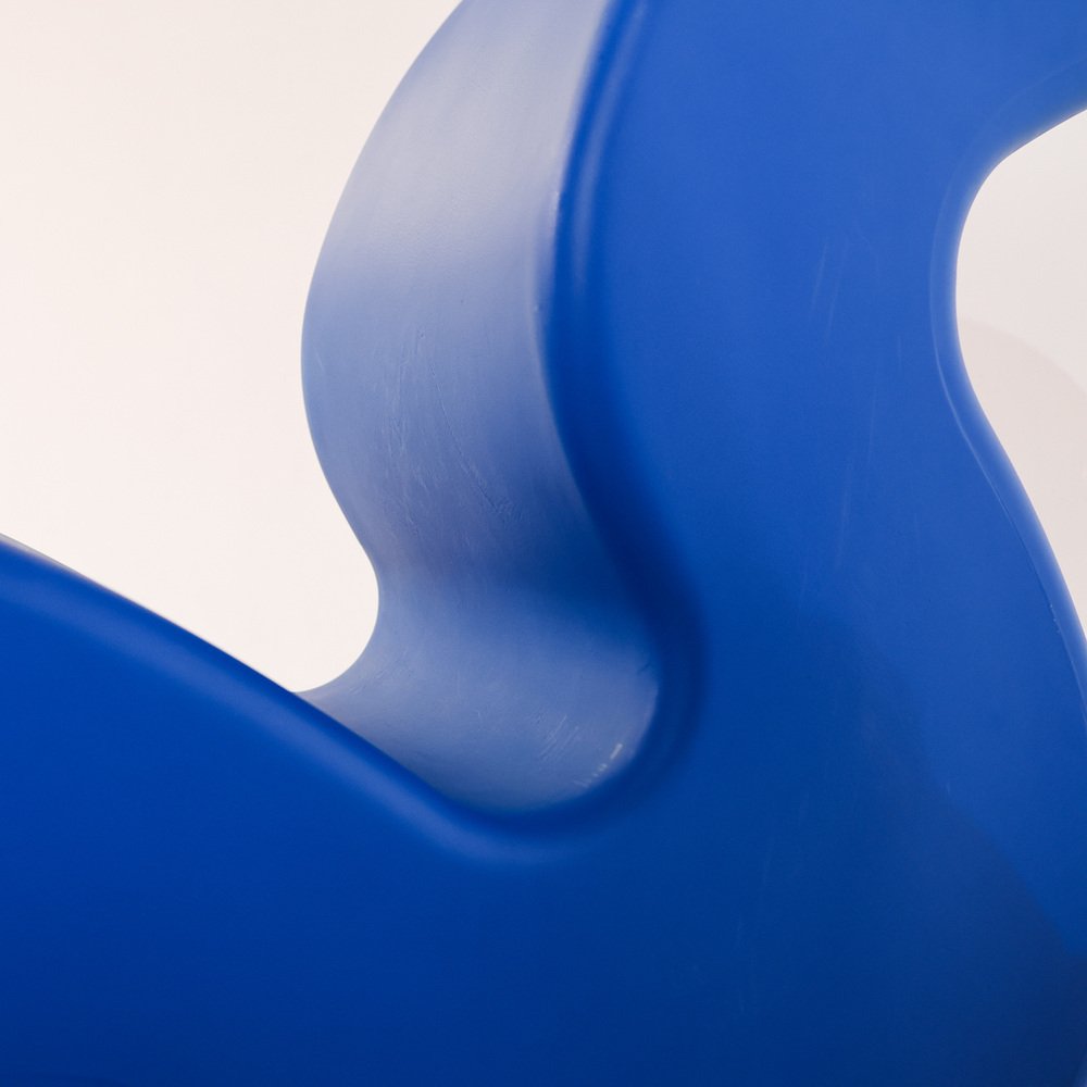 Blue Phantom Chair by Verner Panton, 1990s for sale at Pamono