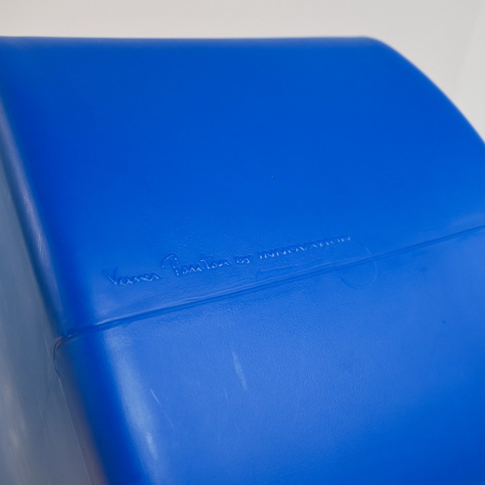 Blue Phantom Chair by Verner Panton, 1990s for sale at Pamono
