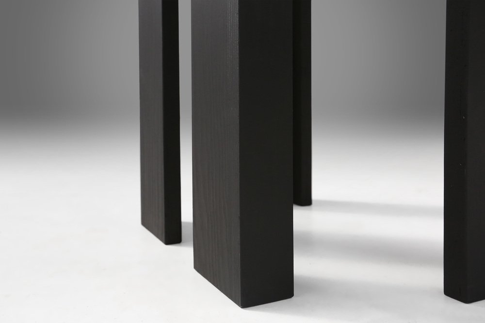 Black Stackable Stool by Bram Vanderbeke, Belgium for sale at Pamono