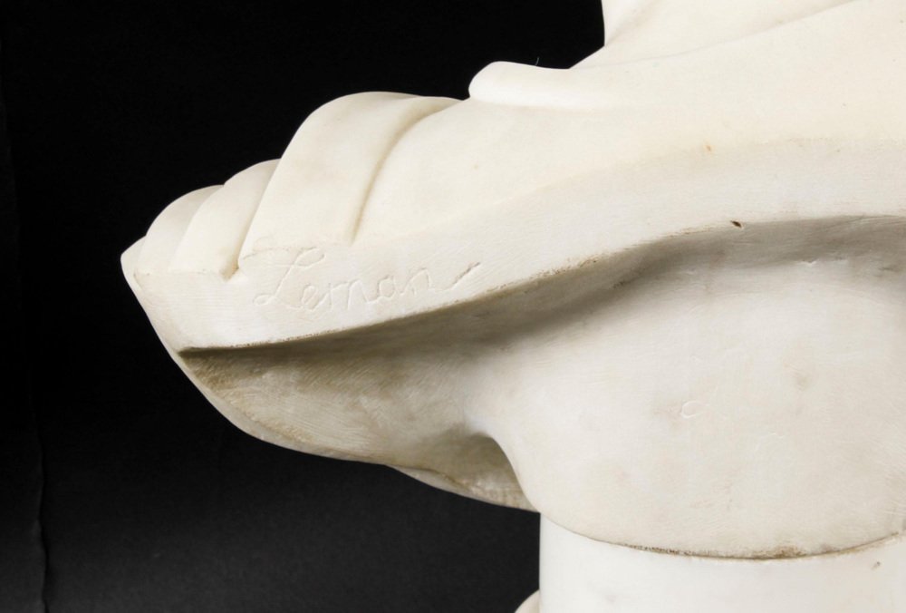 Italian Artist, Antique Belvedere Bust of Greek God Apollo, 19th ...