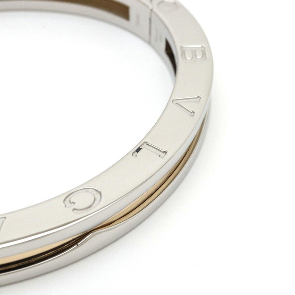 B Zero One Bangle Bracelet in Stainless Steel and Yellow Gold from ...