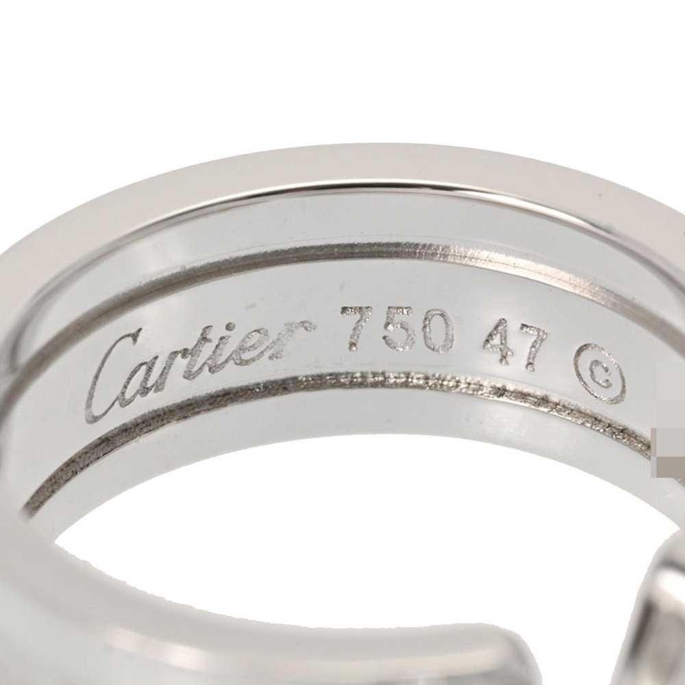 C2 Diamond Womens Ring in K18 White Gold from Cartier for sale at Pamono