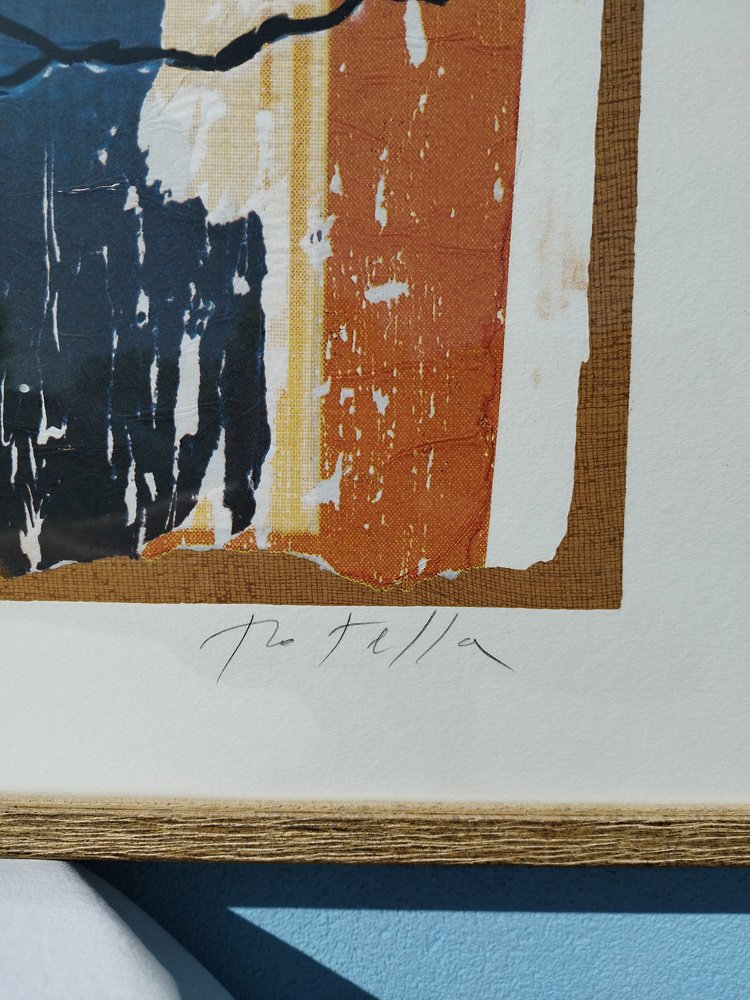 Mimmo Rotella, L'Angelo Cattivo, Serigraphie & Collage, gerahmt bei ...