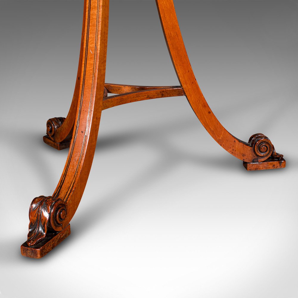 Small Antique English Wine Table for sale at Pamono