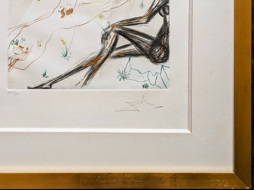 Salvador Dali, Black Girl of Jerusalem / Song of Songs, Hand-Signed ...