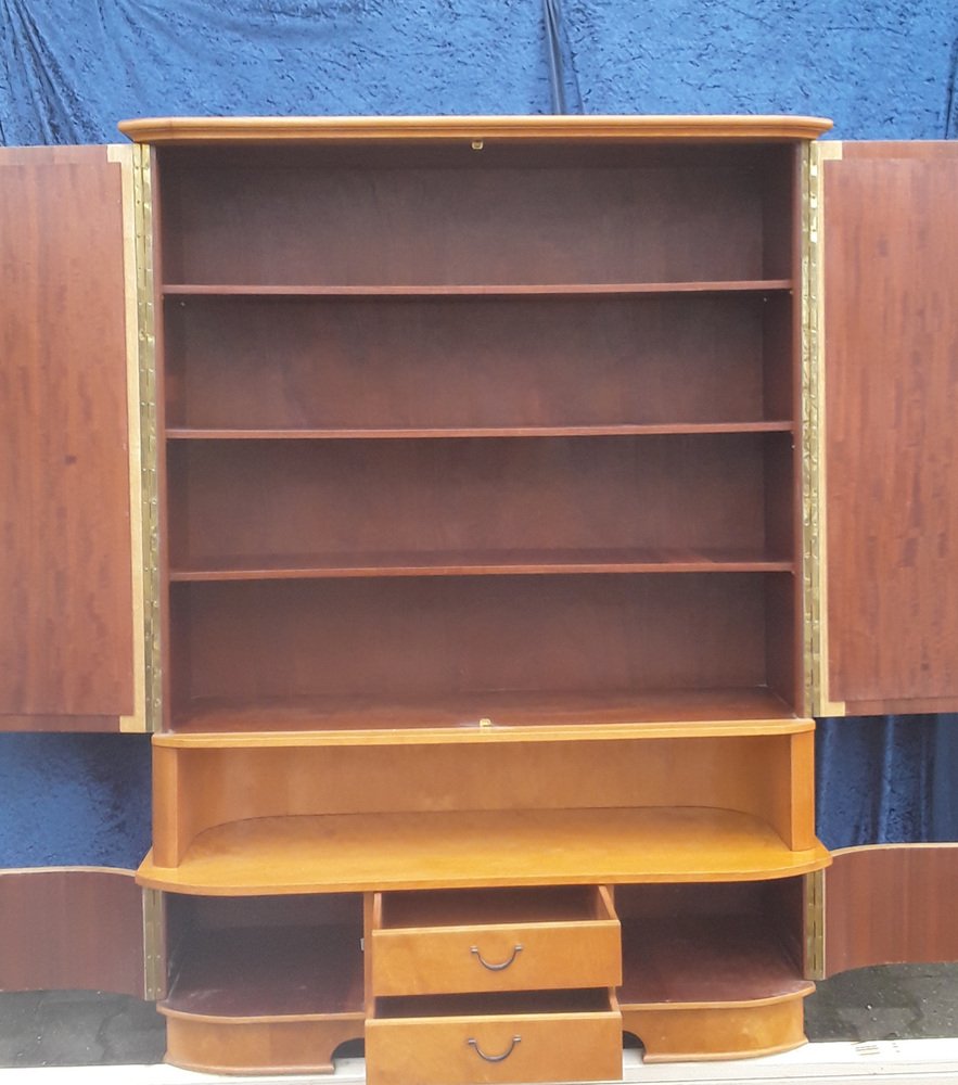 Vintage German Shelf Cabinet in Maple, 1950s for sale at Pamono