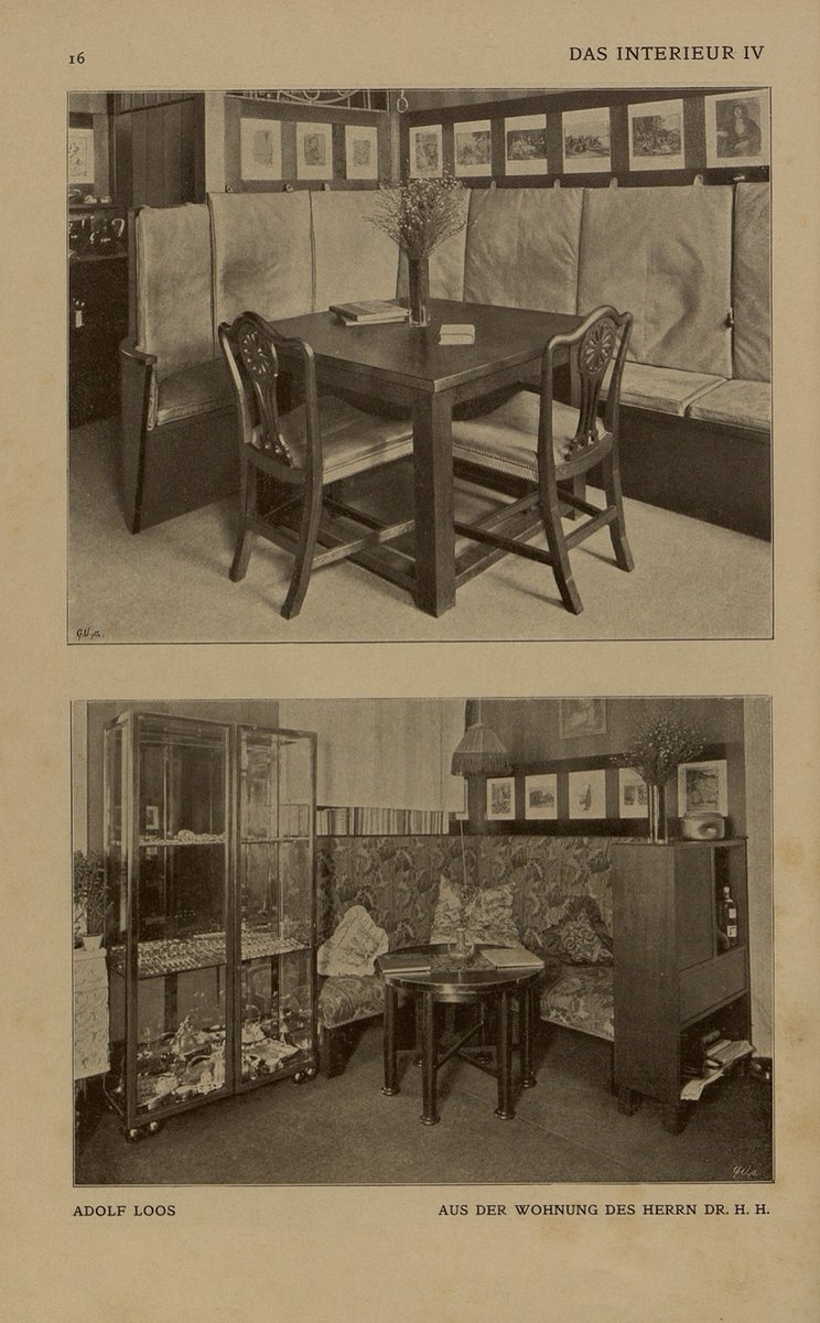 Art Nouveau Table by Adolf Loos for Friedrich Otto Schmidt, Vienna,1902 ...