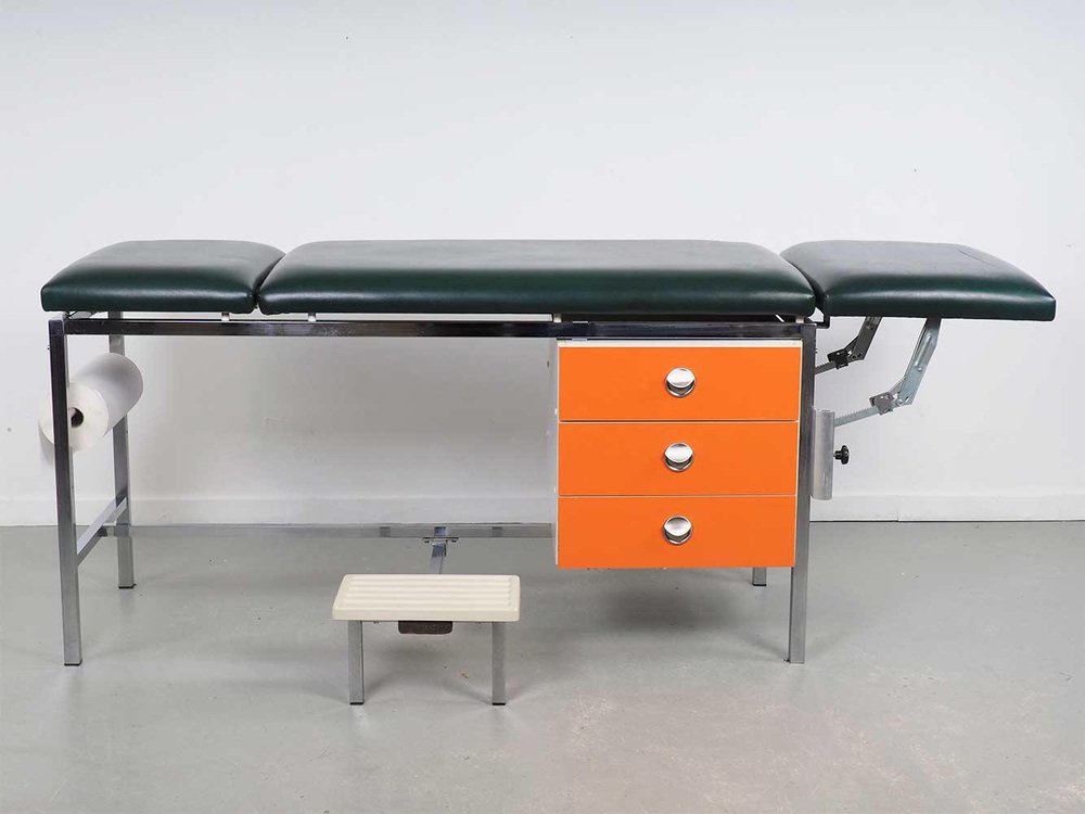 Treatment Table with Drawer Unit and Step, 1970s for sale at Pamono