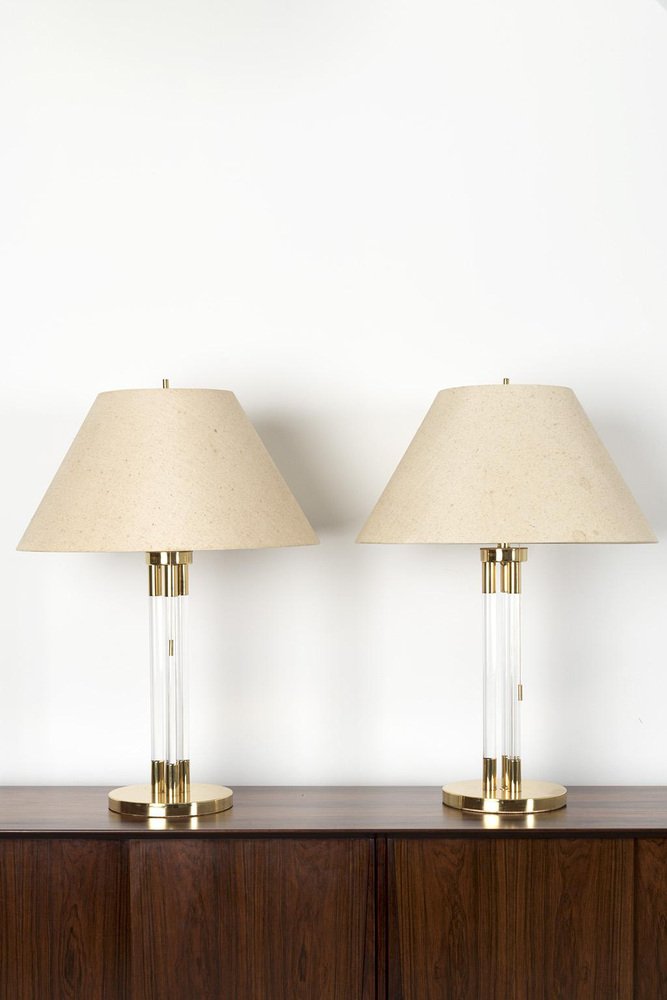 Large Table Lamps, Set of 2 for sale at Pamono