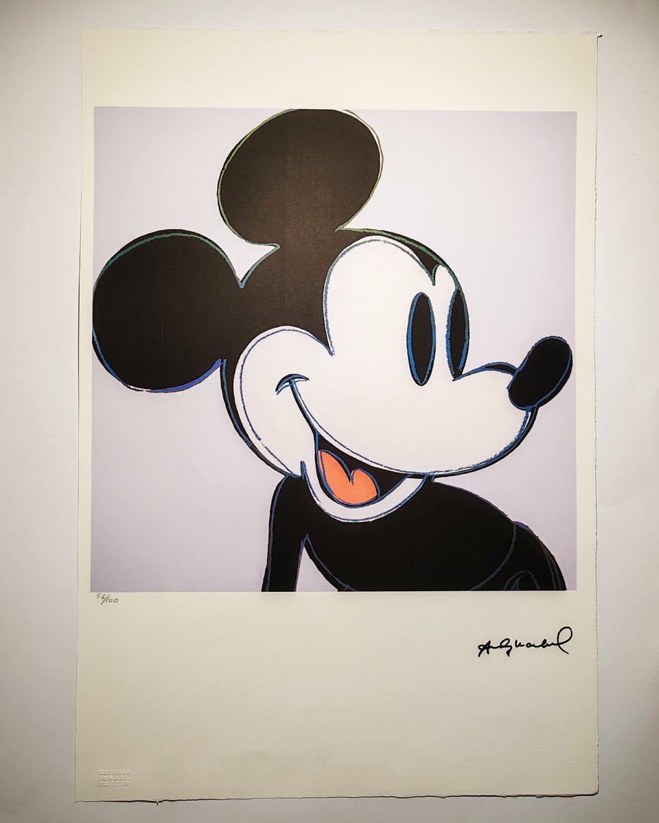Andy Warhol, Mickey Mouse, Lithograph, 1970s for sale at Pamono