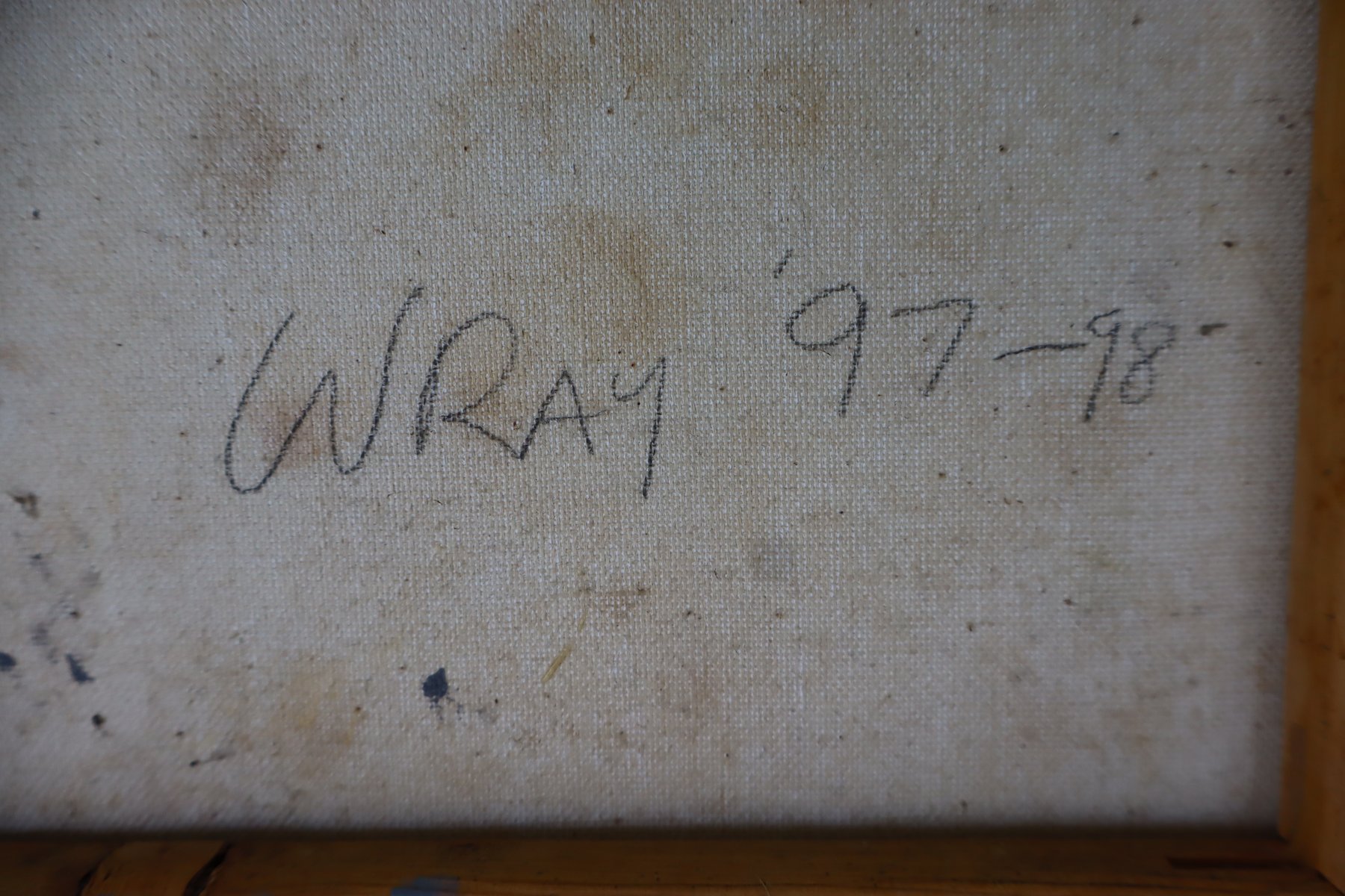 Randy Wray, Composition, 1997, Oil & Acrylic on Canvas for sale at Pamono