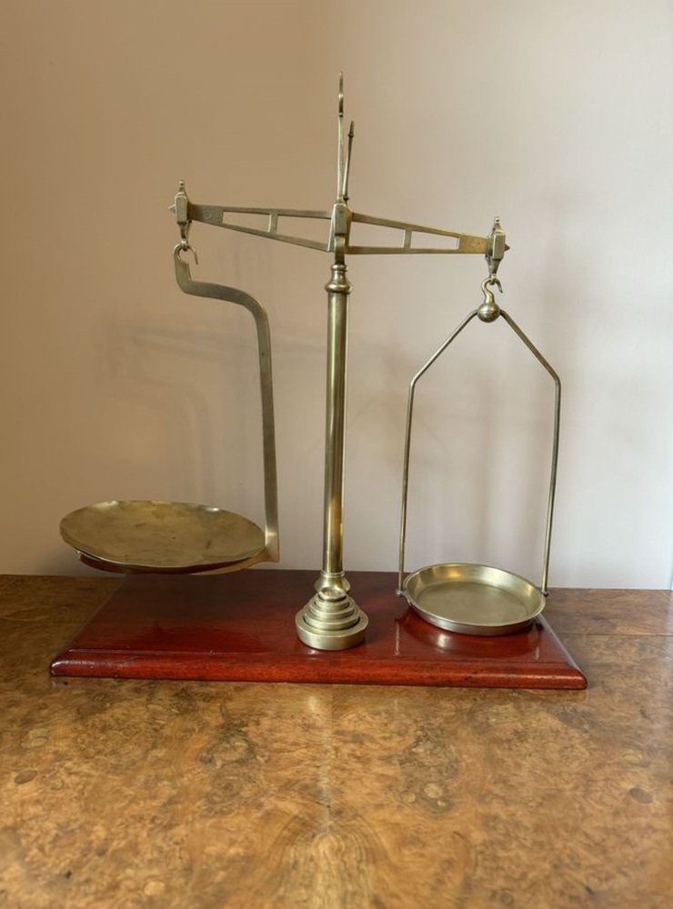 Large Antique Victorian Scales by Parnall & Sons of Bristol, 1880 for ...