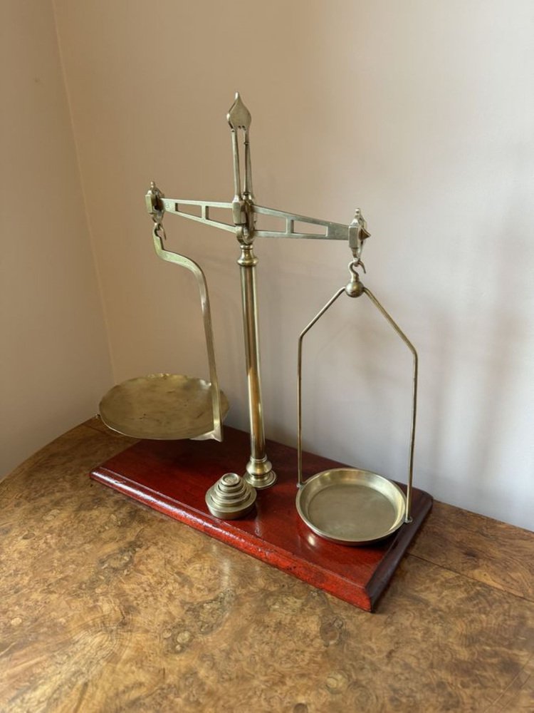 Large Antique Victorian Scales by Parnall & Sons of Bristol, 1880 for ...