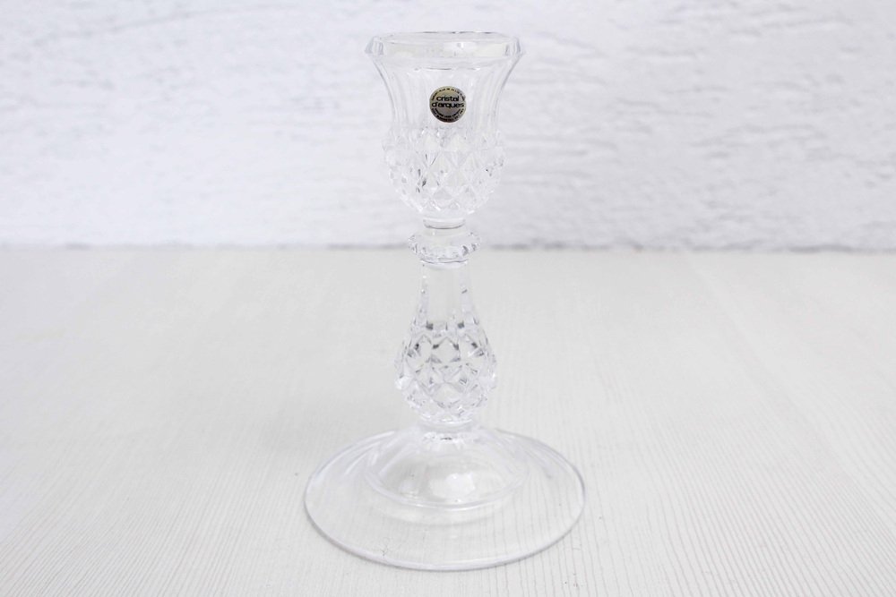 Candlestick in Crystal, France, 1960s for sale at Pamono