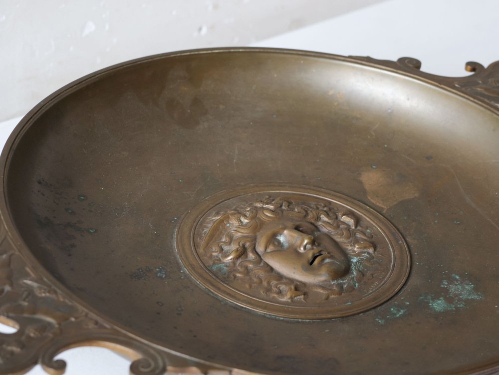 Antique Italian Bronze Grand Tour Tazza with Medusa, 1800s for sale at ...