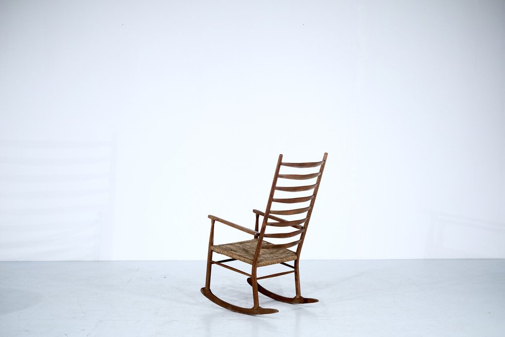 Mid-Century Scandinavian Rocking Chair, 1960s for sale at Pamono