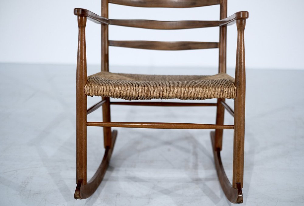 Mid-Century Scandinavian Rocking Chair, 1960s for sale at Pamono
