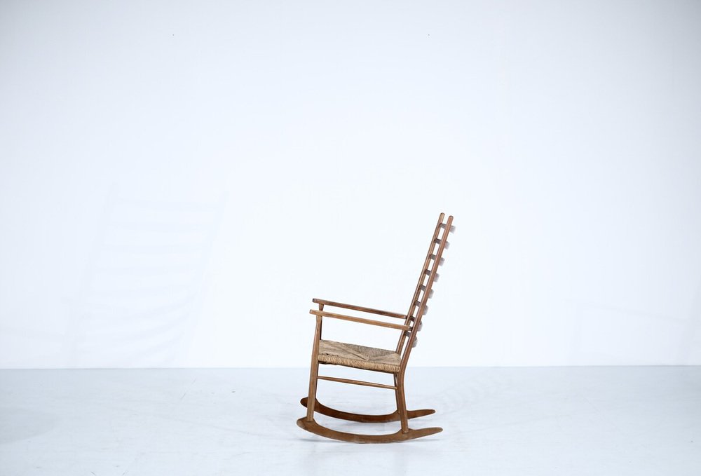 Mid-Century Scandinavian Rocking Chair, 1960s for sale at Pamono