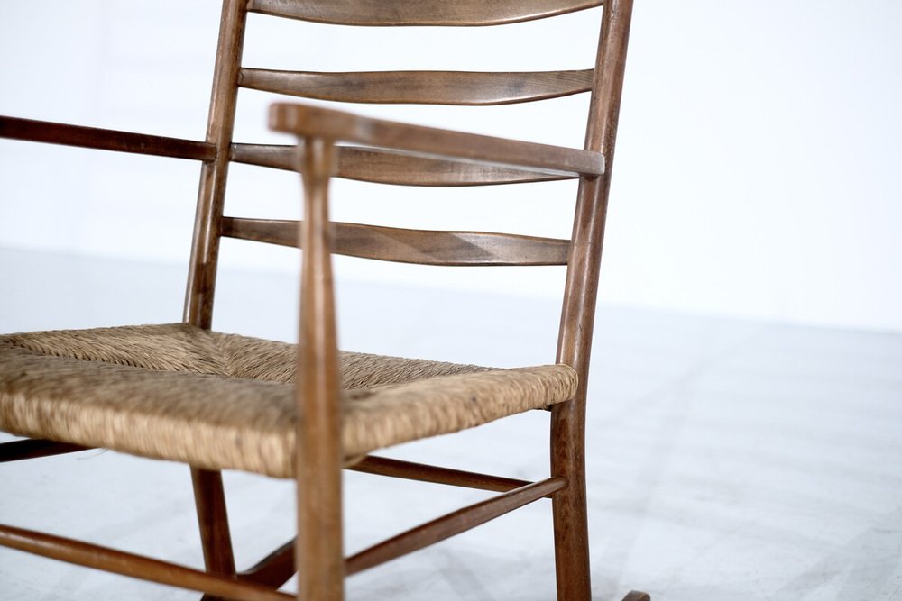 Mid-Century Scandinavian Rocking Chair, 1960s for sale at Pamono