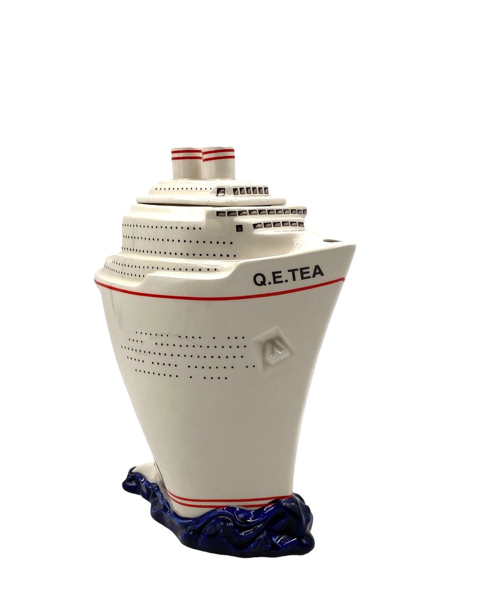 Queen Elizabeth II Cruise Ship Teapot from Paul Cardew, UK, 2000s for ...