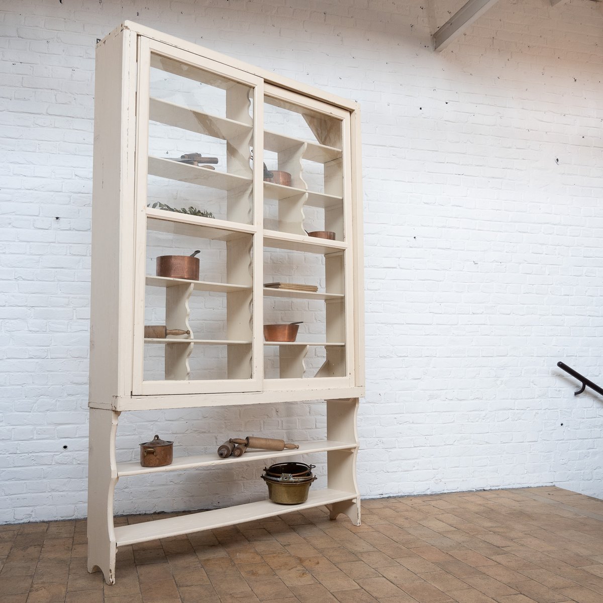 Large Display Case with Sliding Doors, 1900 for sale at Pamono