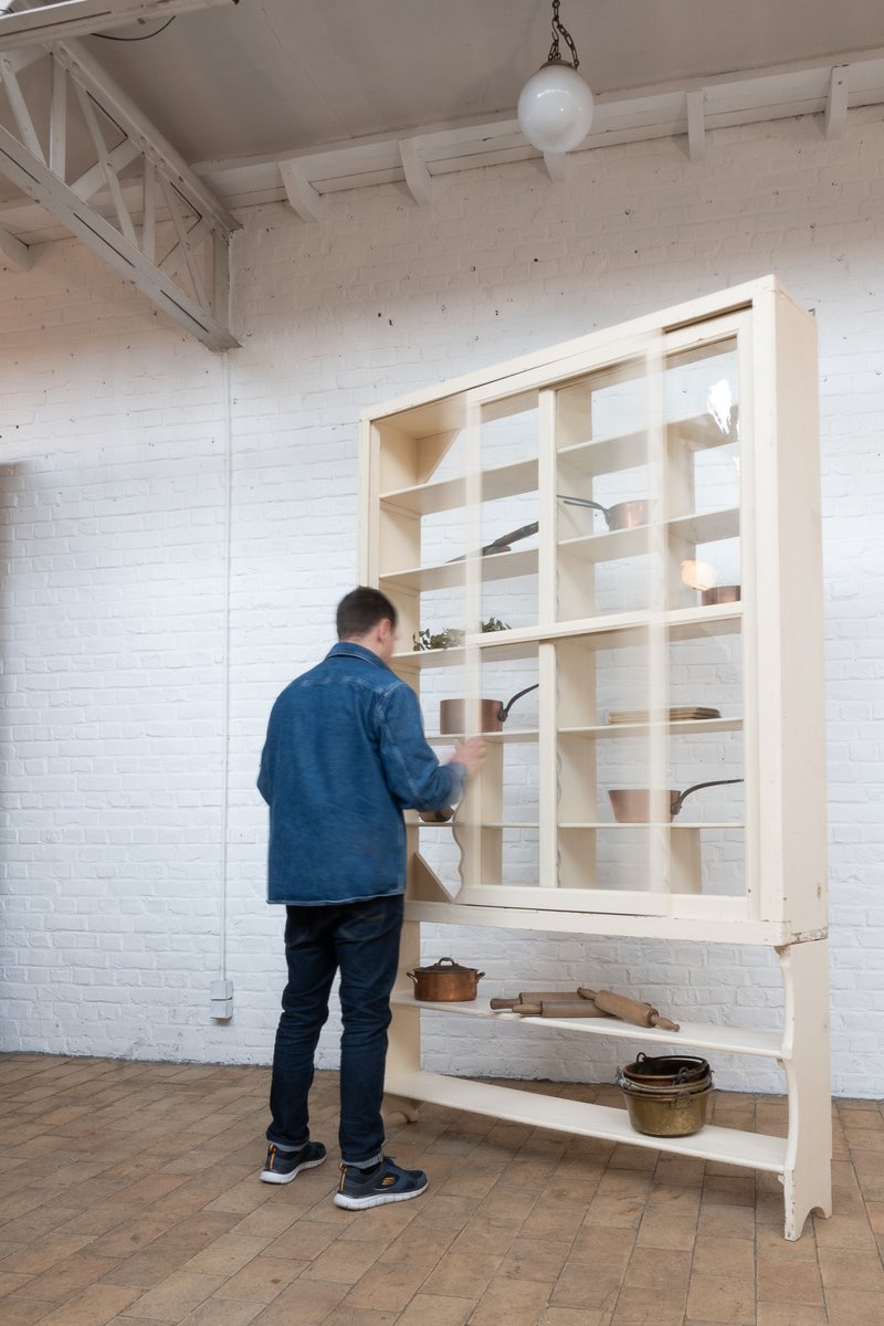 Large Display Case with Sliding Doors, 1900 for sale at Pamono