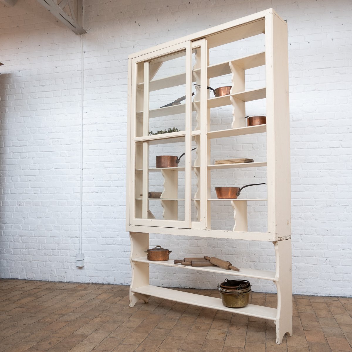 Large Display Case with Sliding Doors, 1900 for sale at Pamono