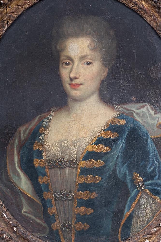 Marie Jeanne Baptiste of Savoy Nemours, France, 18th Century, Oil on ... Marie Jeanne Baptiste of Savoy Nemours, France, 18th Century, Oil on ...