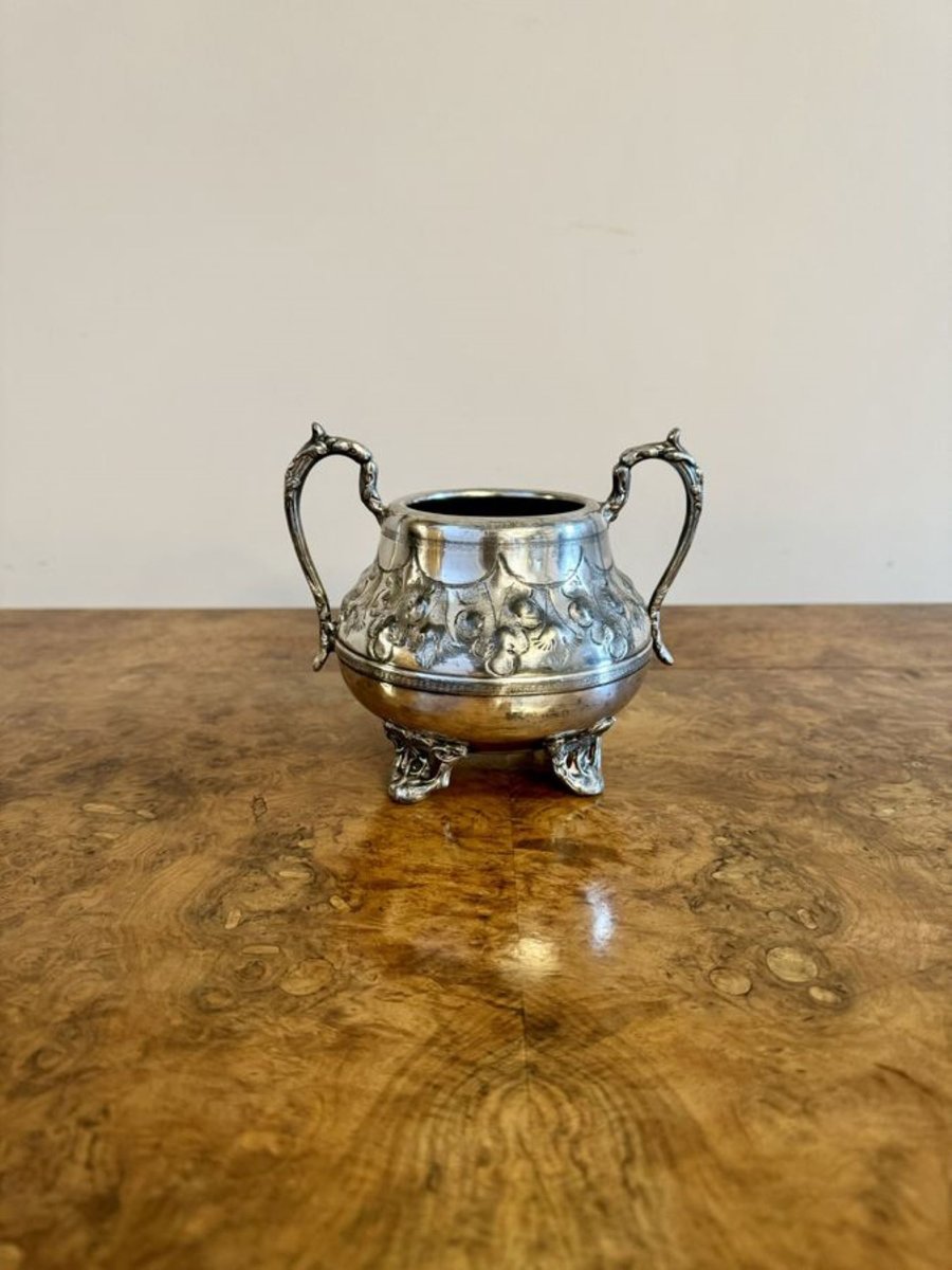 Antique Victorian Tea Set, 1880, Set of 4 for sale at Pamono