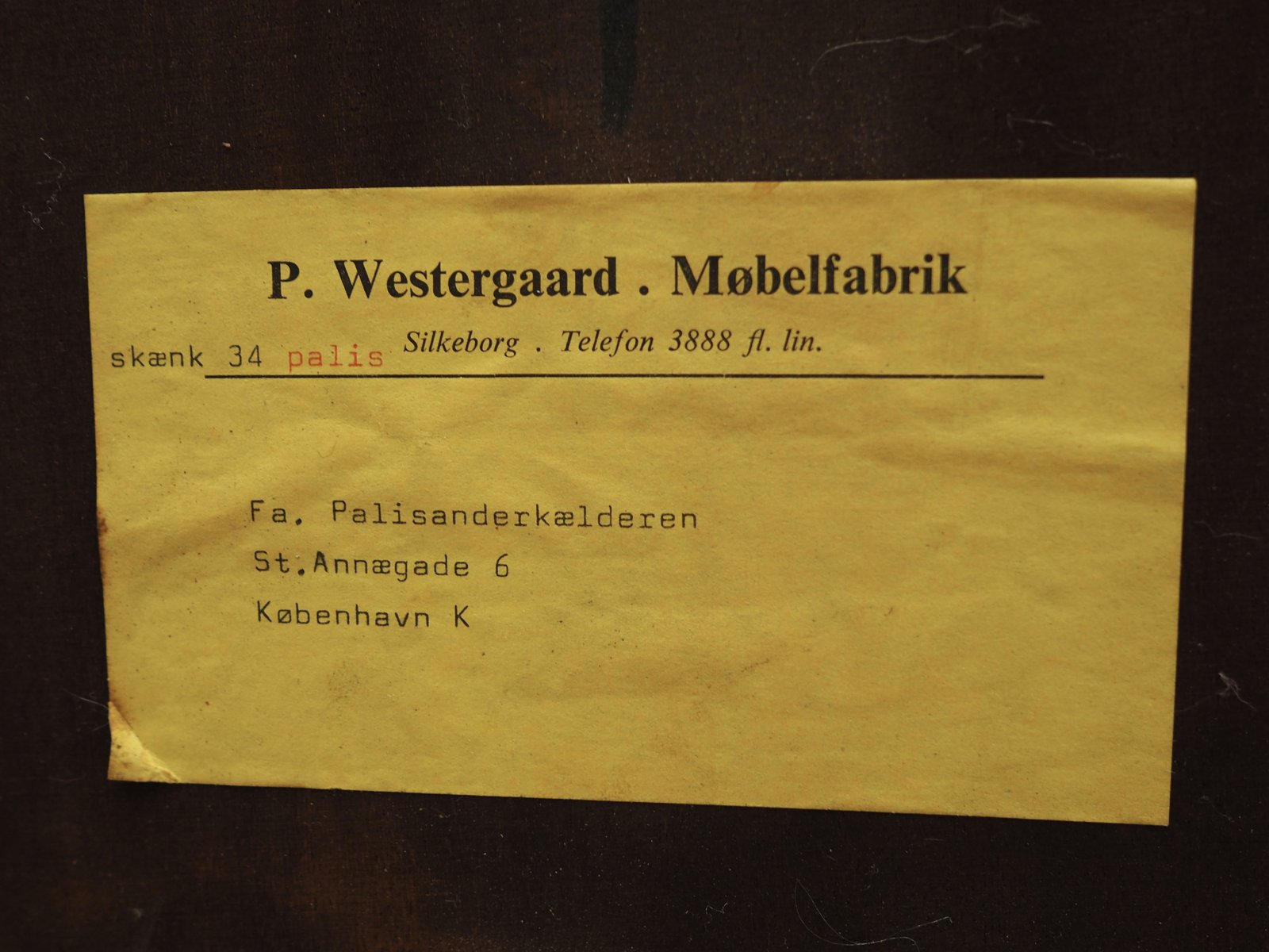 Danish Rosewood Sideboard by Westergaard Møbelfabrik for P. Westergaard ...