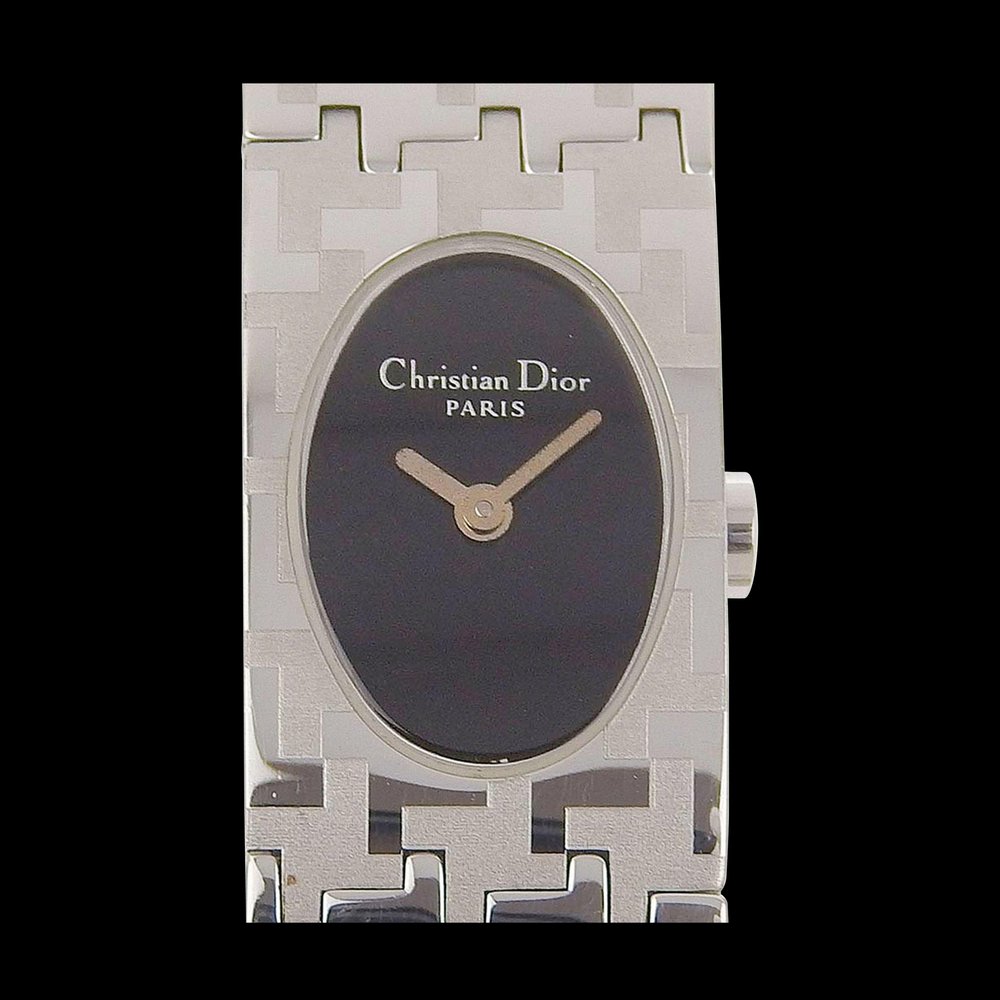 Dior Miss watch D70-100 stainless steel silver quartz analog display ...