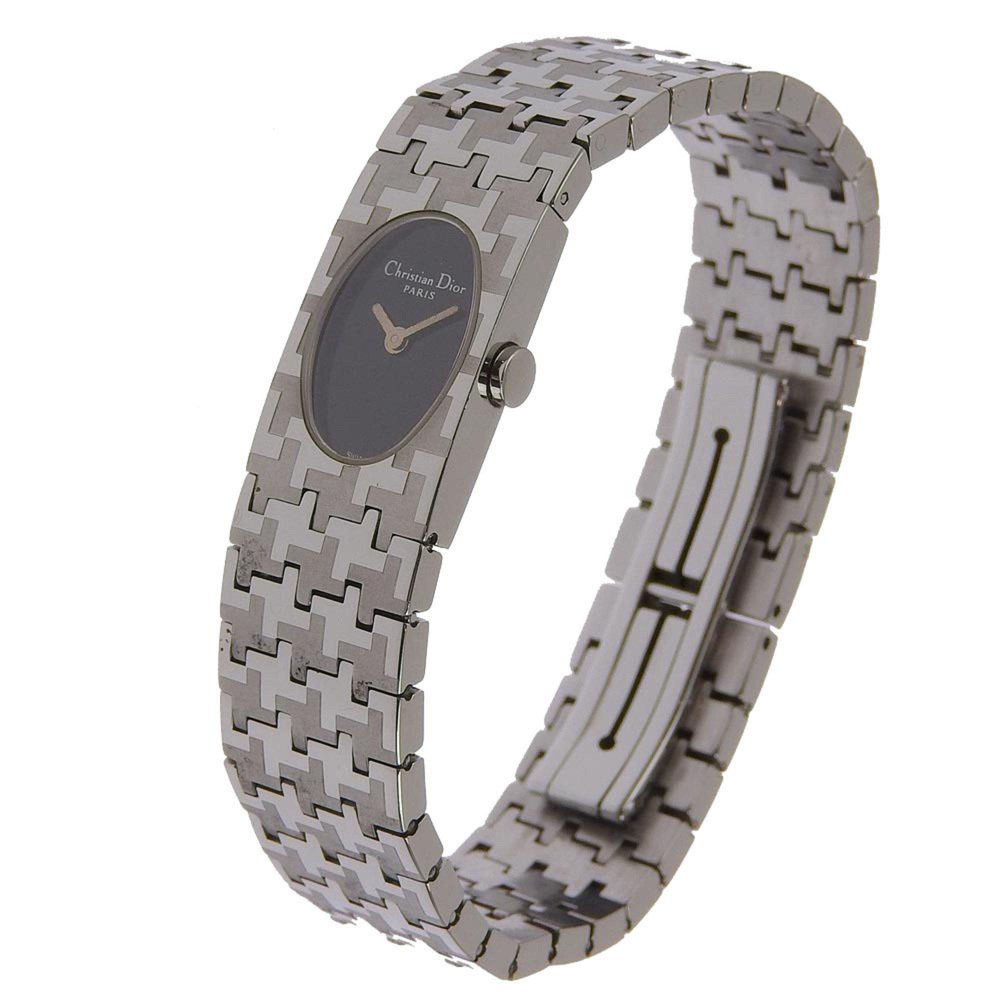 Dior Miss watch D70-100 stainless steel silver quartz analog display ...