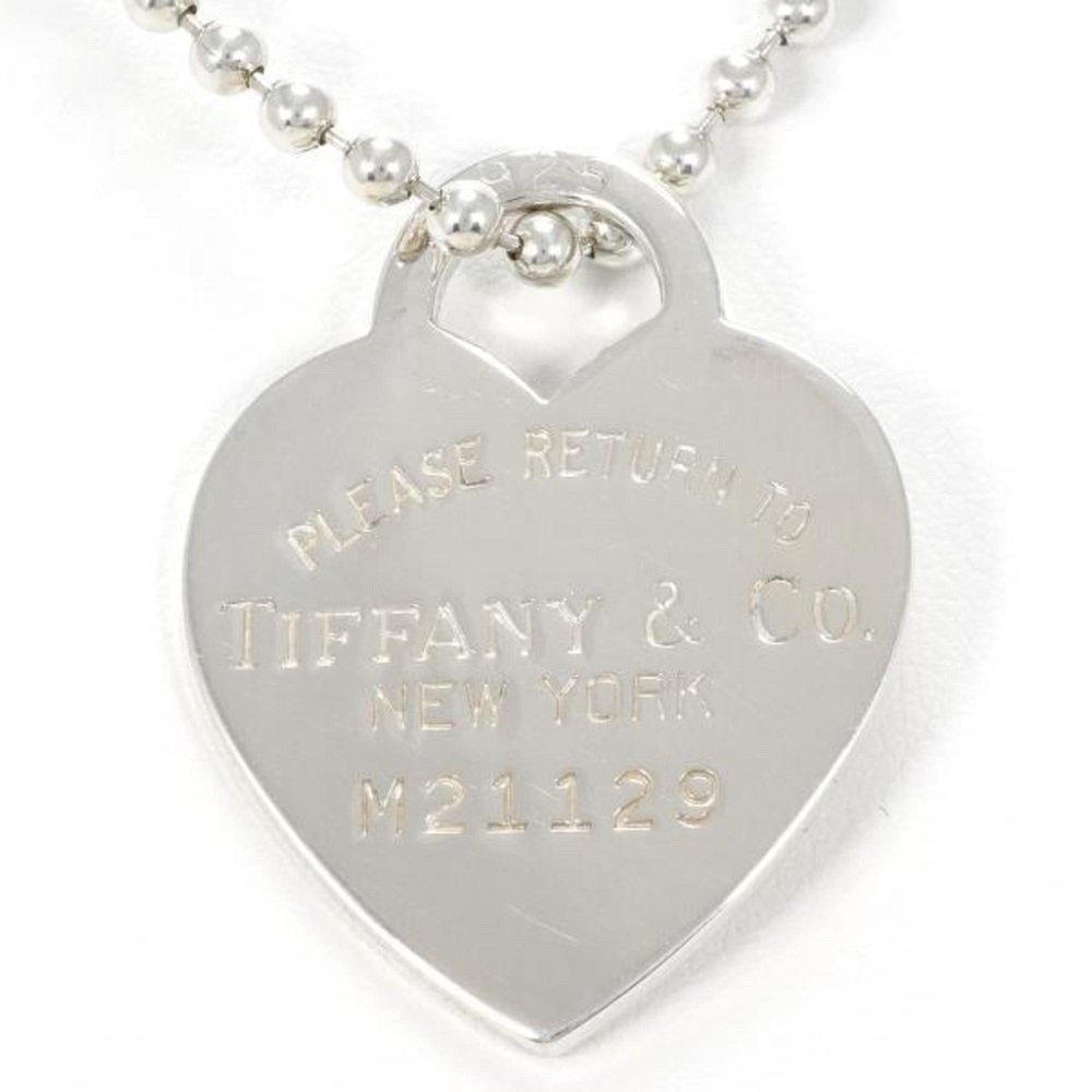 Return to Heart Silver Necklace from Tiffany & Co. for sale at Pamono
