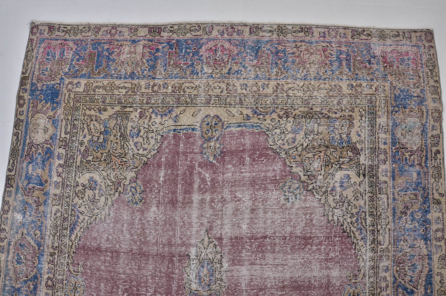 Vintage Turkish Wool Rug, 1960s for sale at Pamono