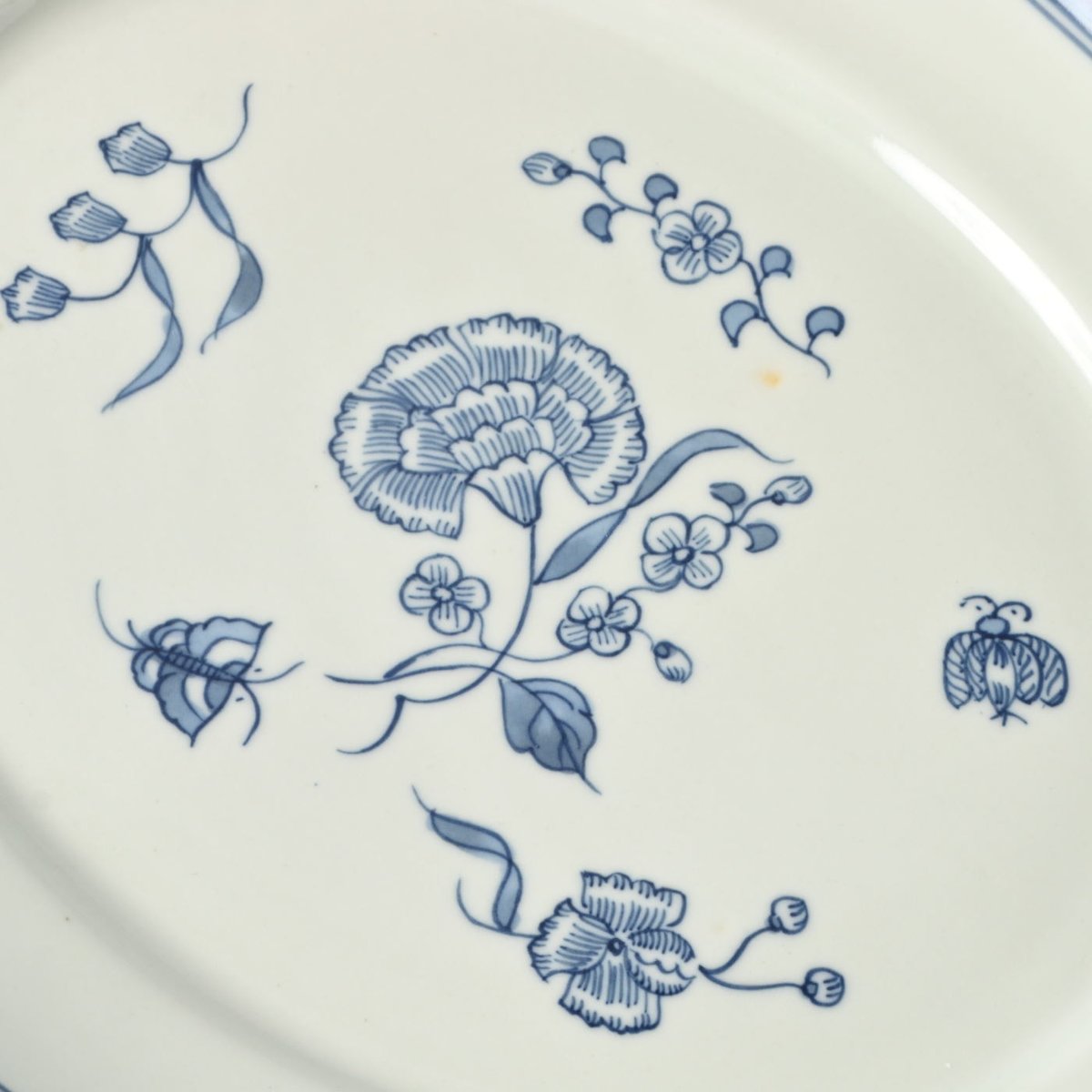Hand-Painted Nejlika Porcelain Platter from Ikea, 1990s for sale at Pamono