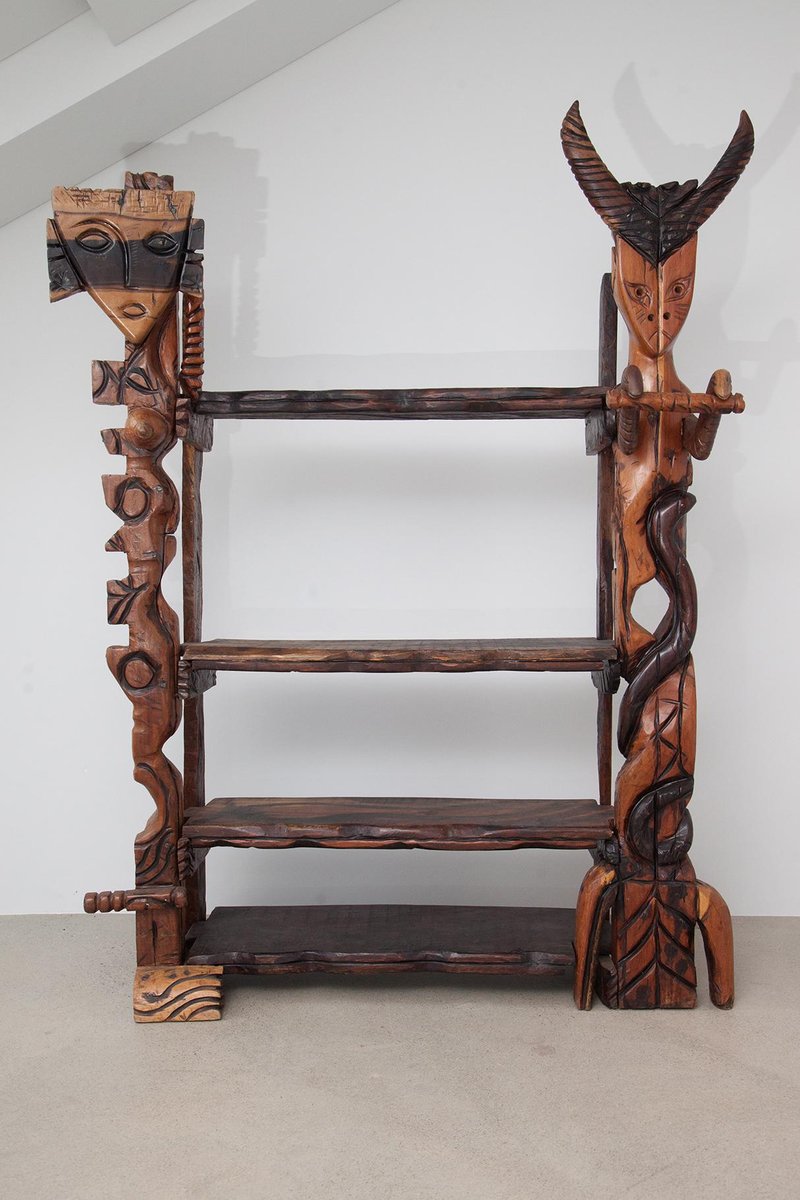 Vintage Brazilian Tribal Shelf for sale at Pamono