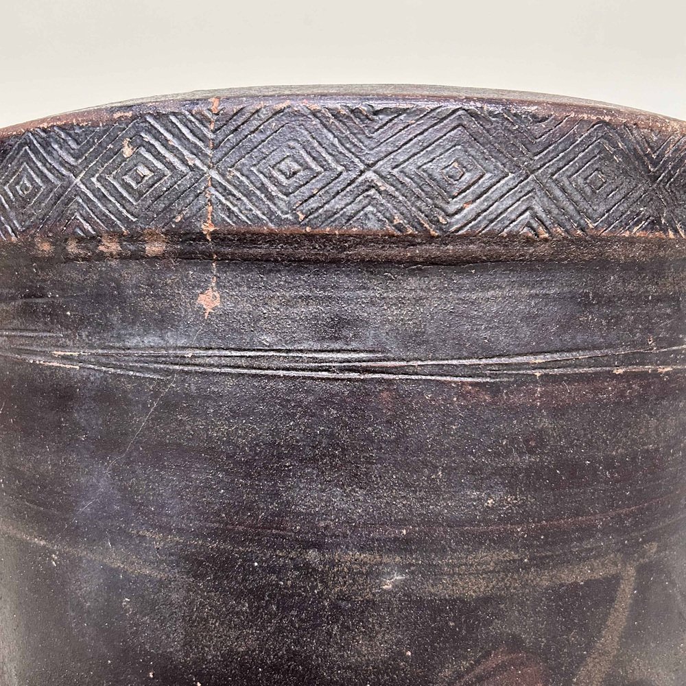 Antique Japanese Terracotta Plant Holder for sale at Pamono