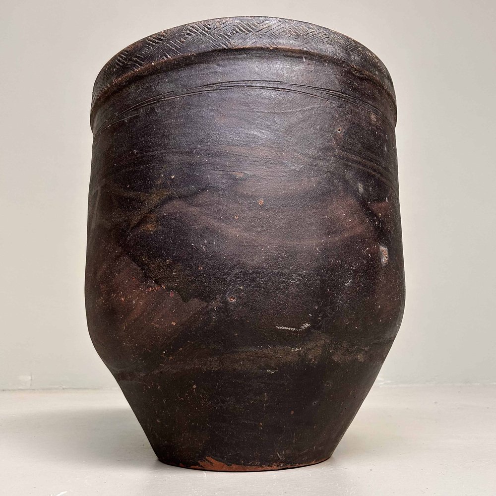 Antique Japanese Terracotta Plant Holder for sale at Pamono