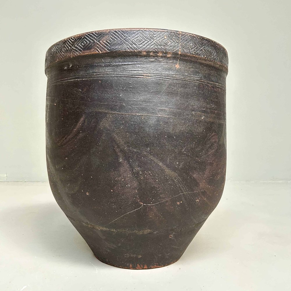 Antique Japanese Terracotta Plant Holder for sale at Pamono