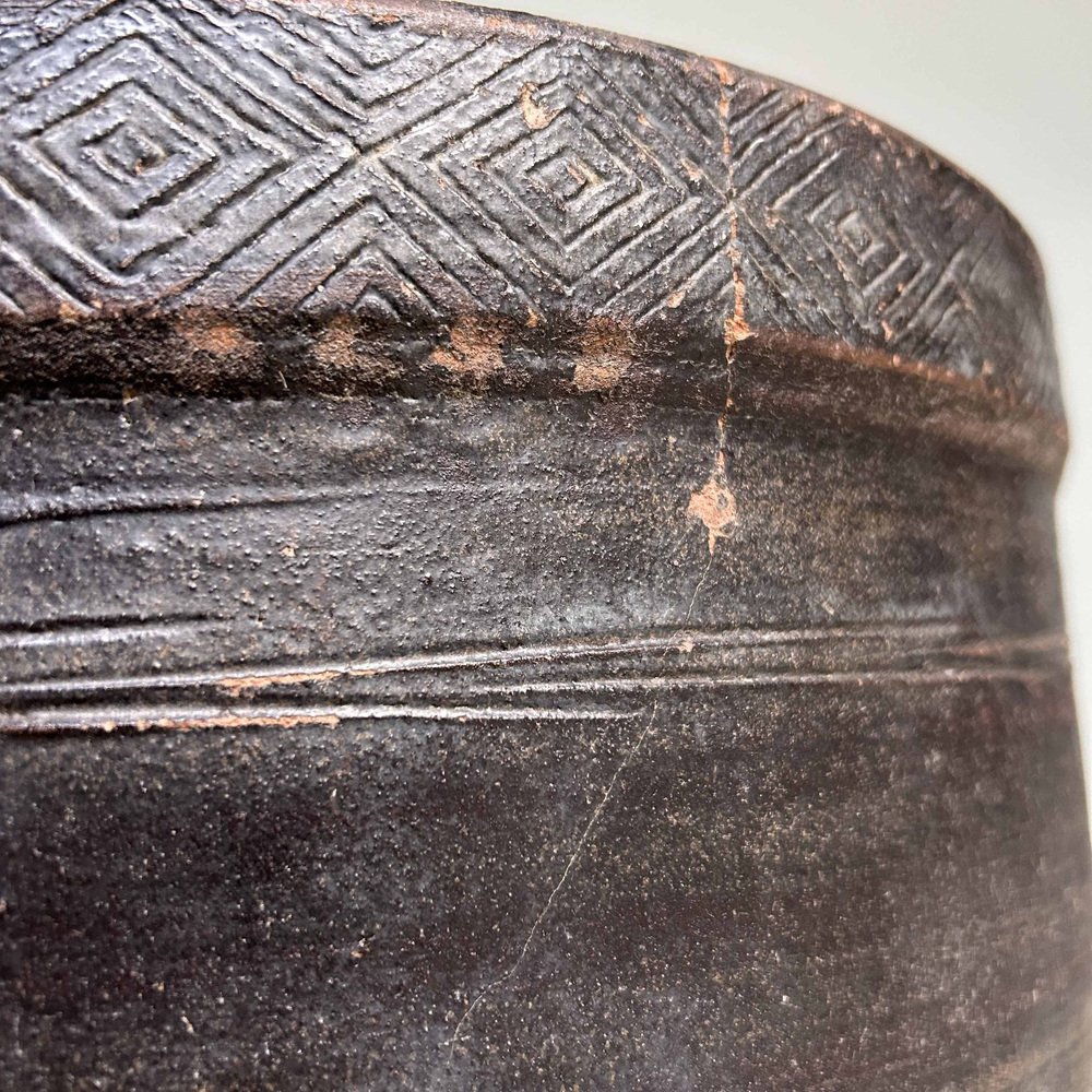 Antique Japanese Terracotta Plant Holder for sale at Pamono