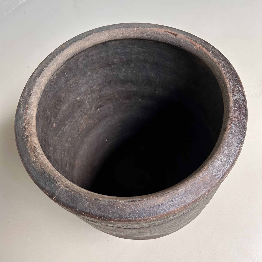 Antique Japanese Terracotta Plant Holder for sale at Pamono