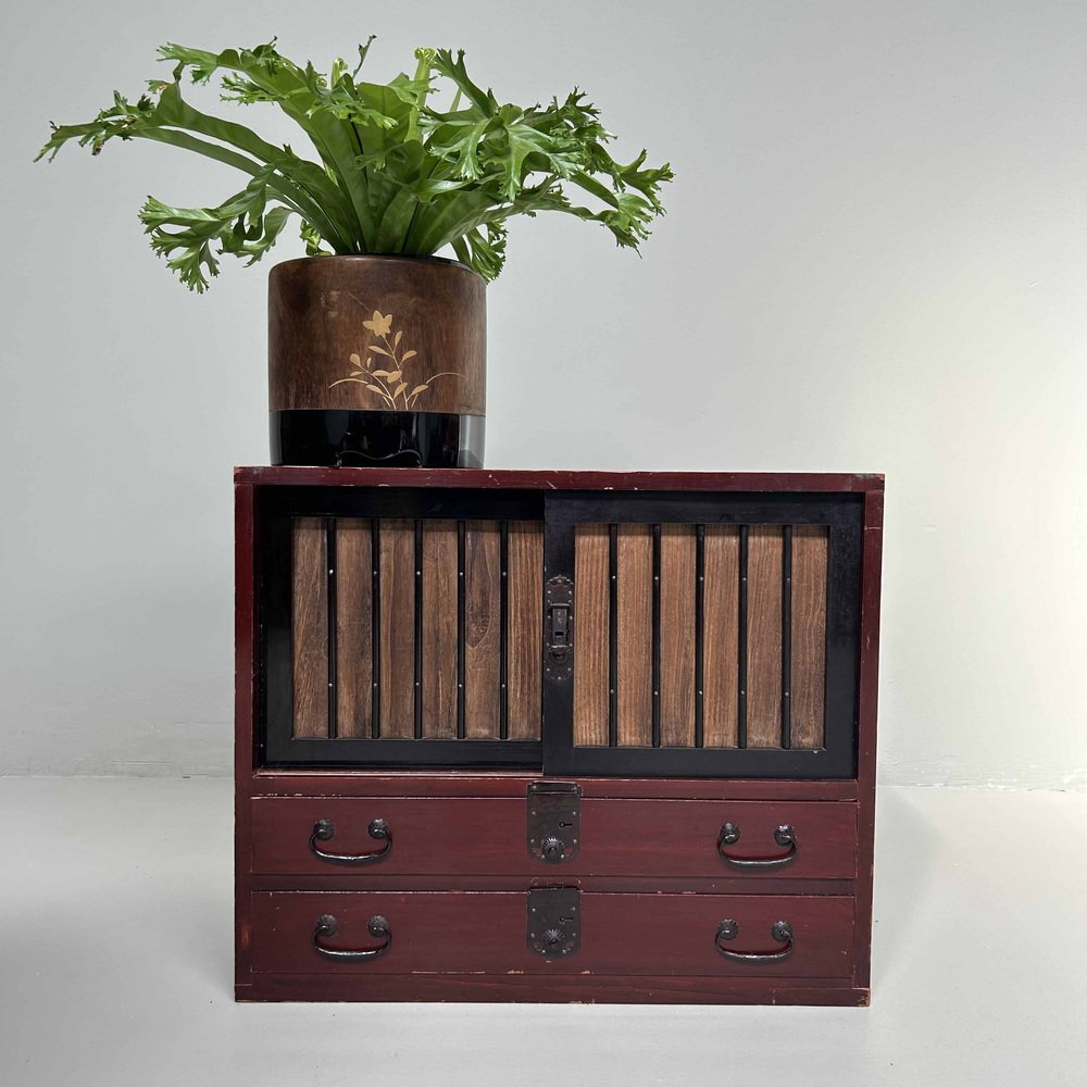 Vintage Japanese Storage Cabinet, 1920s for sale at Pamono
