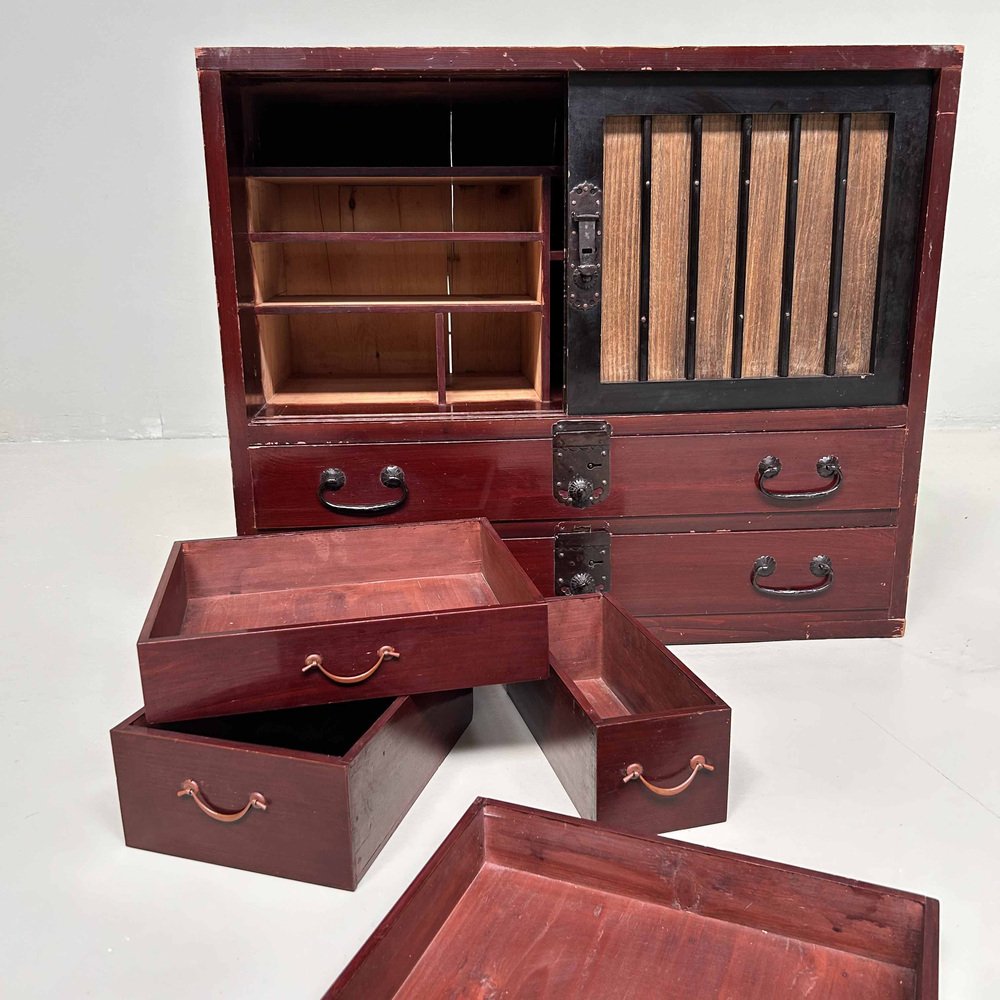 Vintage Japanese Storage Cabinet, 1920s for sale at Pamono