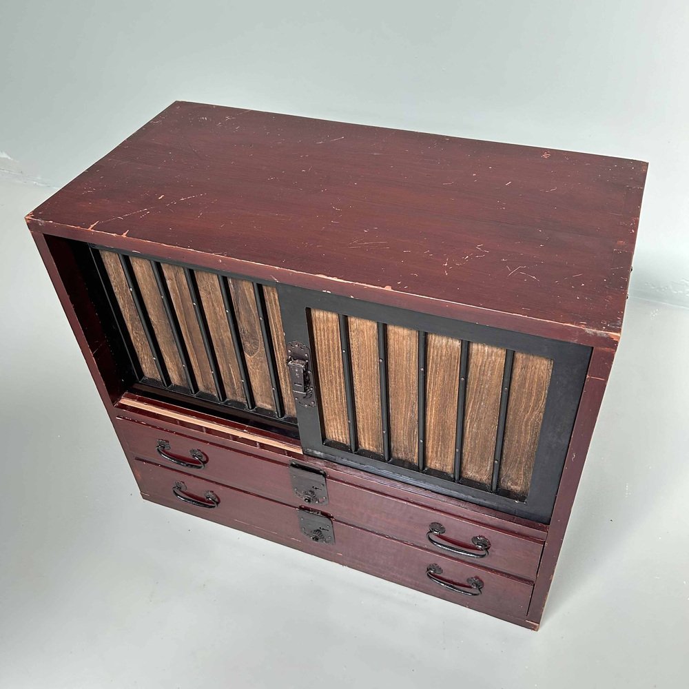 Vintage Japanese Storage Cabinet, 1920s for sale at Pamono