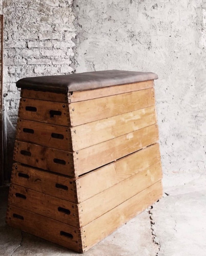 Gymnical Plinth in Beech for sale at Pamono