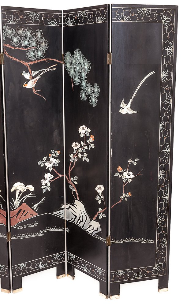 Large Chinese Screen, 1920s for sale at Pamono