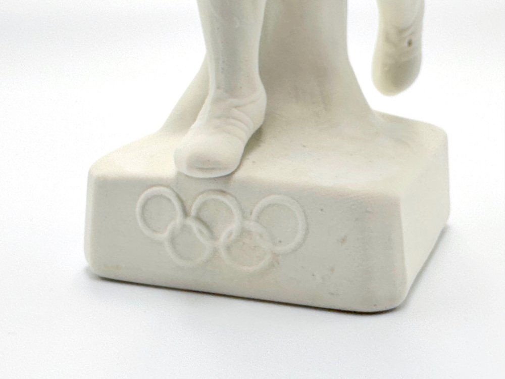 Art Deco Berlin Olympic Games Bisque Torch Bearer Runner Figurine, 1936 ...