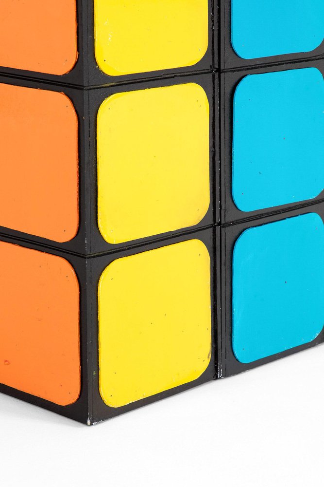 Large Rubiks Cube Shop Display Models, Set of 2 for sale at Pamono